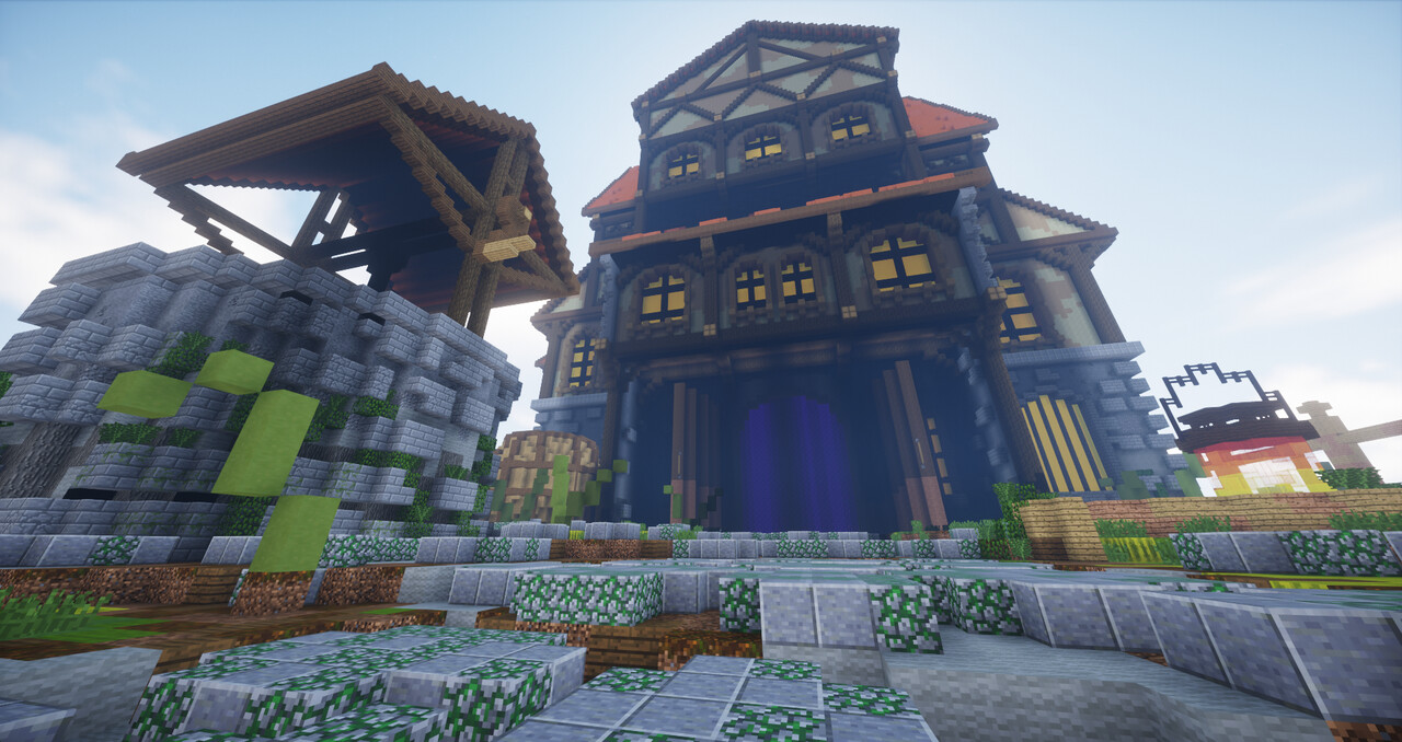 Medieval Villa Hub | 1.8+ Minecraft Map