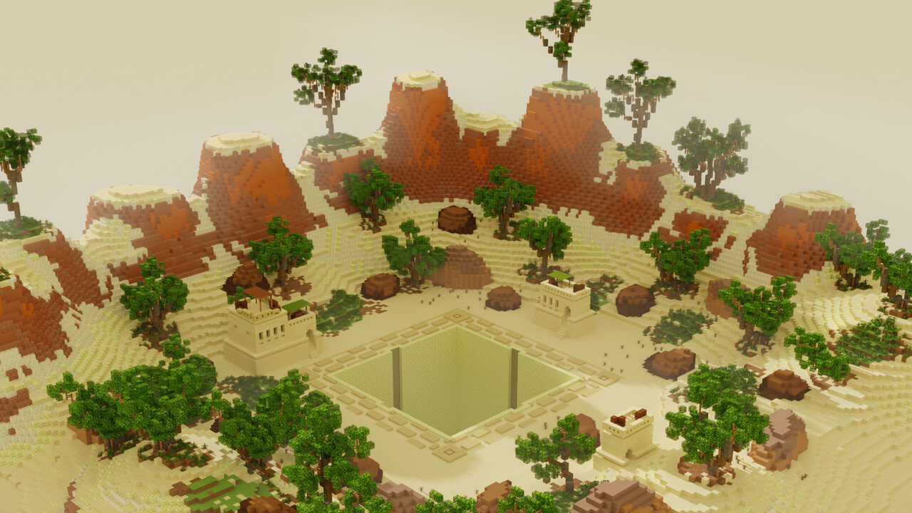 Sand Dunes Minecraft Map