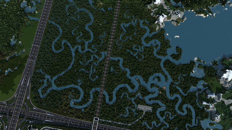 "The Swamps" National Park | Mineopolis and the Countryside Minecraft Map