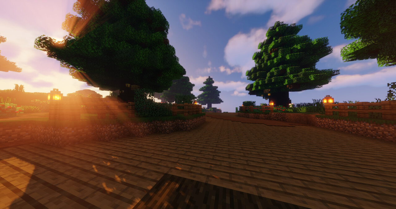 Dark Forest - Plots world spawn (Download) Minecraft Map