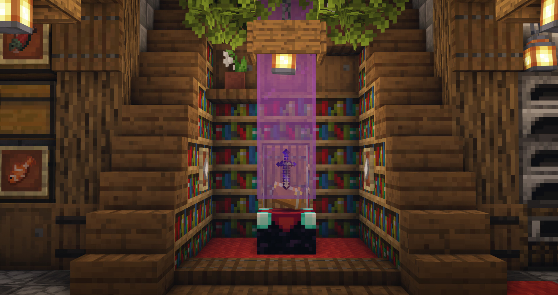 Minecraft : How to build a 4-floor Ultimate Wooden Survival Base ...