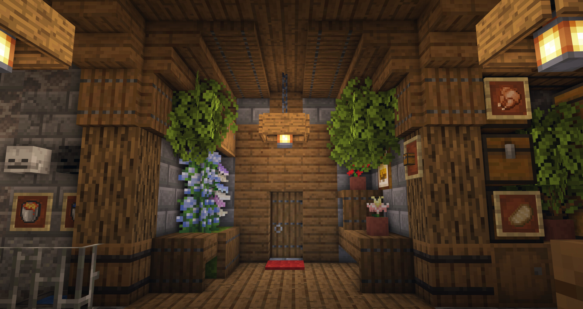Minecraft : How to build a 4-floor Ultimate Wooden Survival Base ...