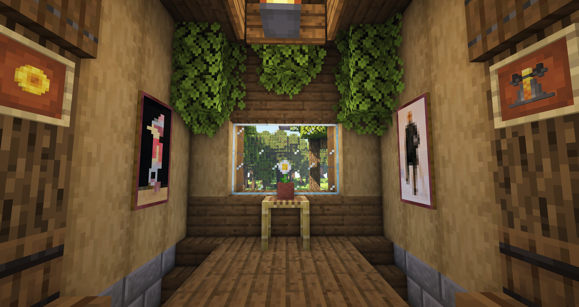 Minecraft : How to build a 4-floor Ultimate Wooden Survival Base ...