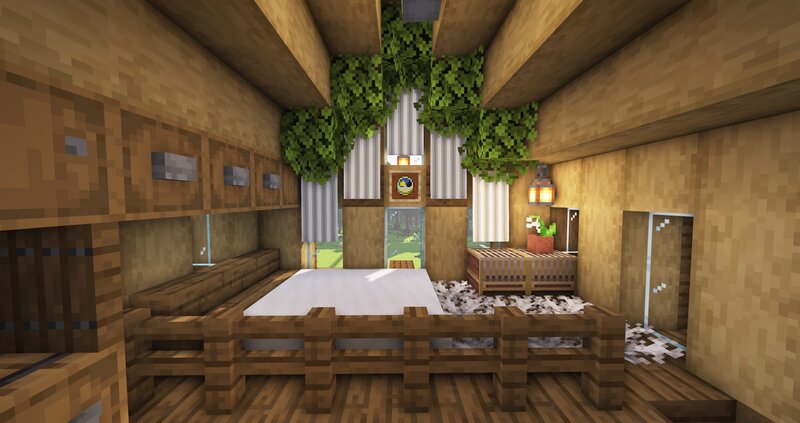 Minecraft : How to build a 4-floor Ultimate Wooden Survival Base ...