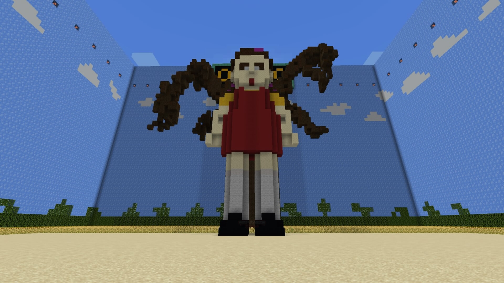 Red Light Green Light from the Netflix series Squid Game! Minecraft Map