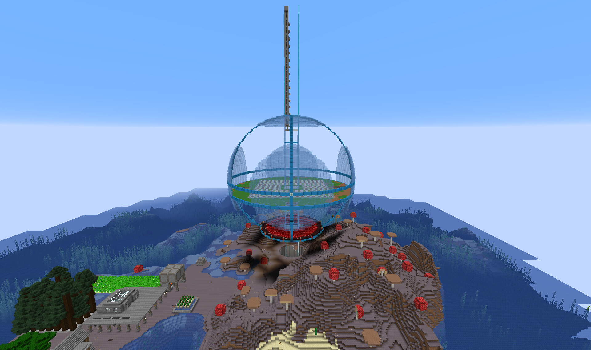 mcMMO Training Dome Minecraft Map