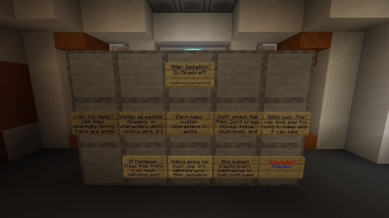 Alien Isolation In Minecraft DEMO (PS4 Bedrock Edition) Minecraft Map