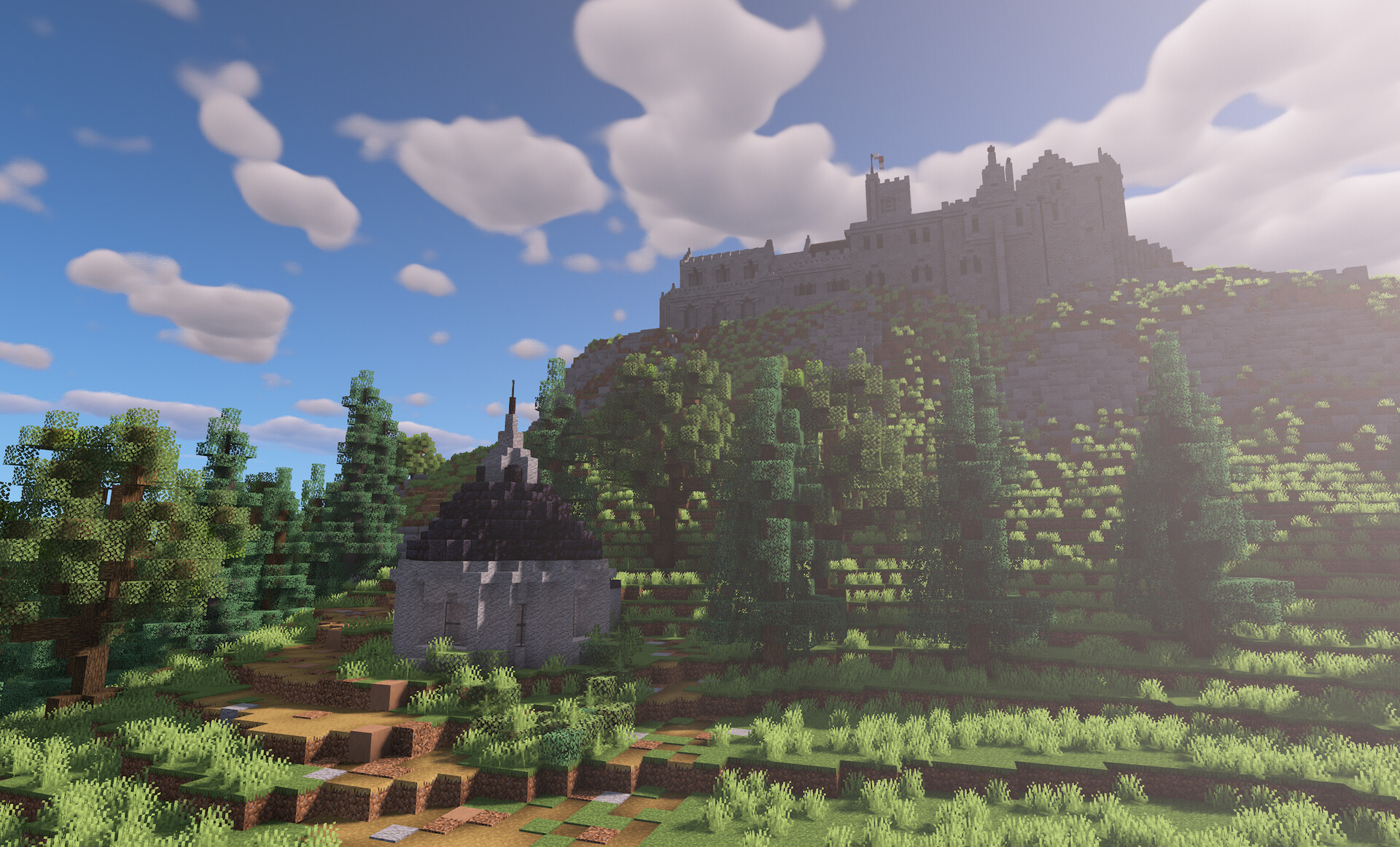 Mount St. Arnold's - A Recreation of St. Michael's Mount Minecraft Map