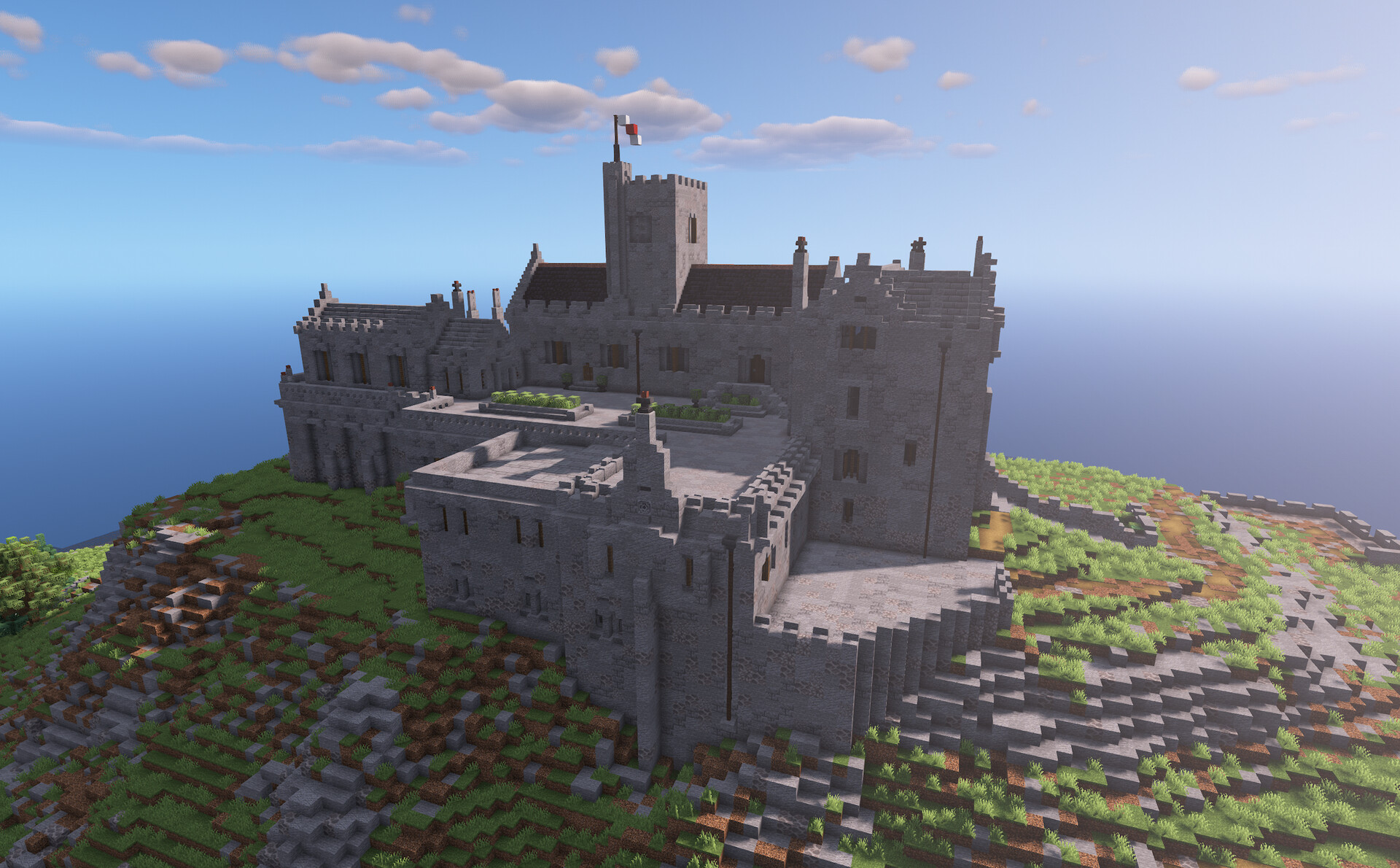 Mount St. Arnold's - A Recreation of St. Michael's Mount Minecraft Map