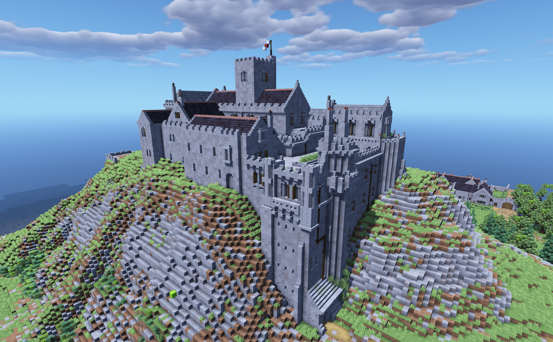 Mount St. Arnold's - A Recreation of St. Michael's Mount Minecraft Map