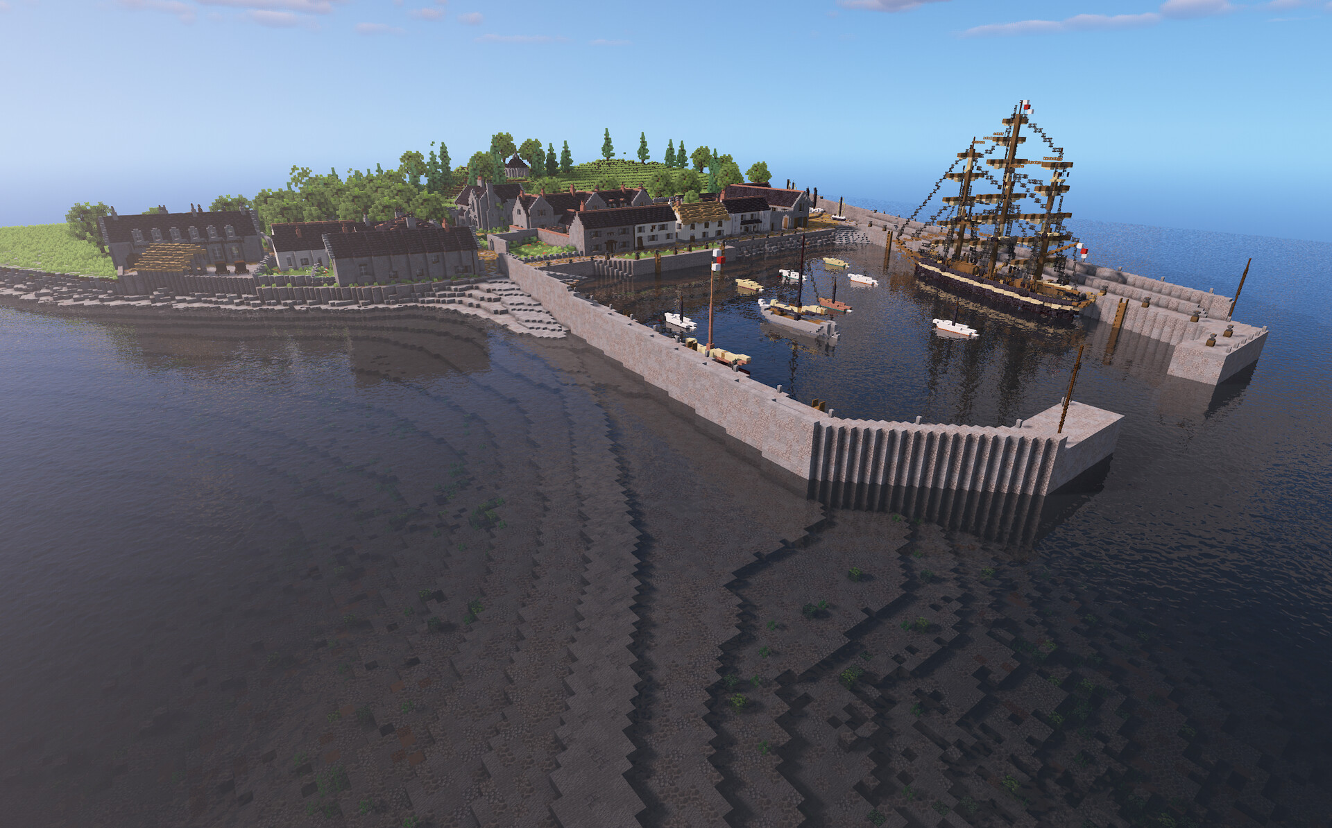 Mount St. Arnold's - A Recreation of St. Michael's Mount Minecraft Map