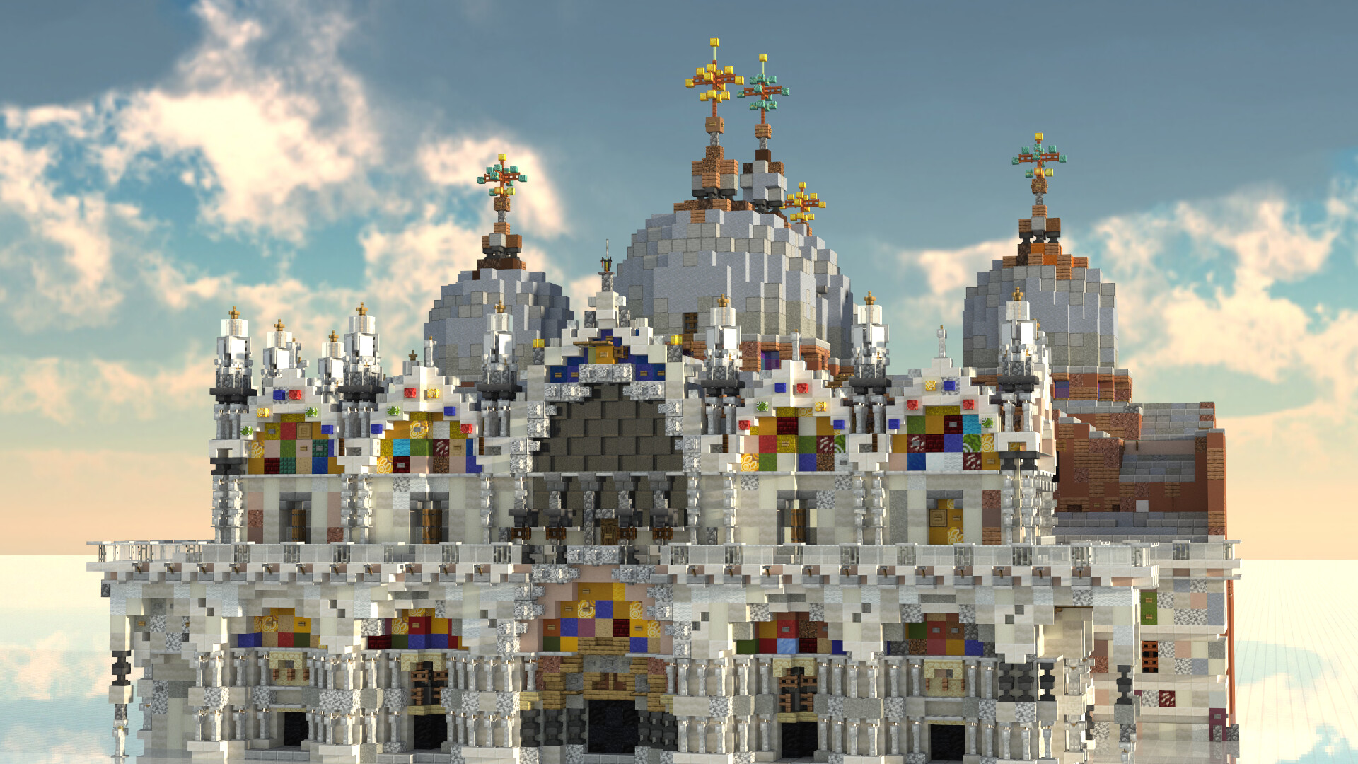 San Marco Basilica, Venice 1:1 recreation Minecraft Map