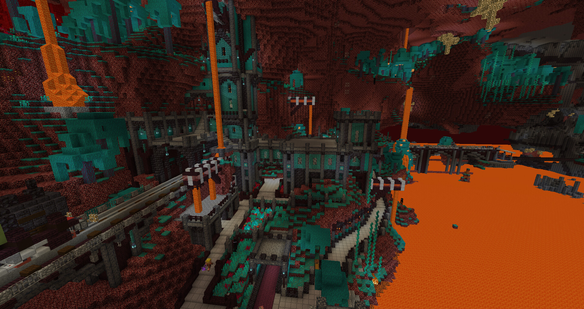 Nether Fantasy Castle Minecraft Map