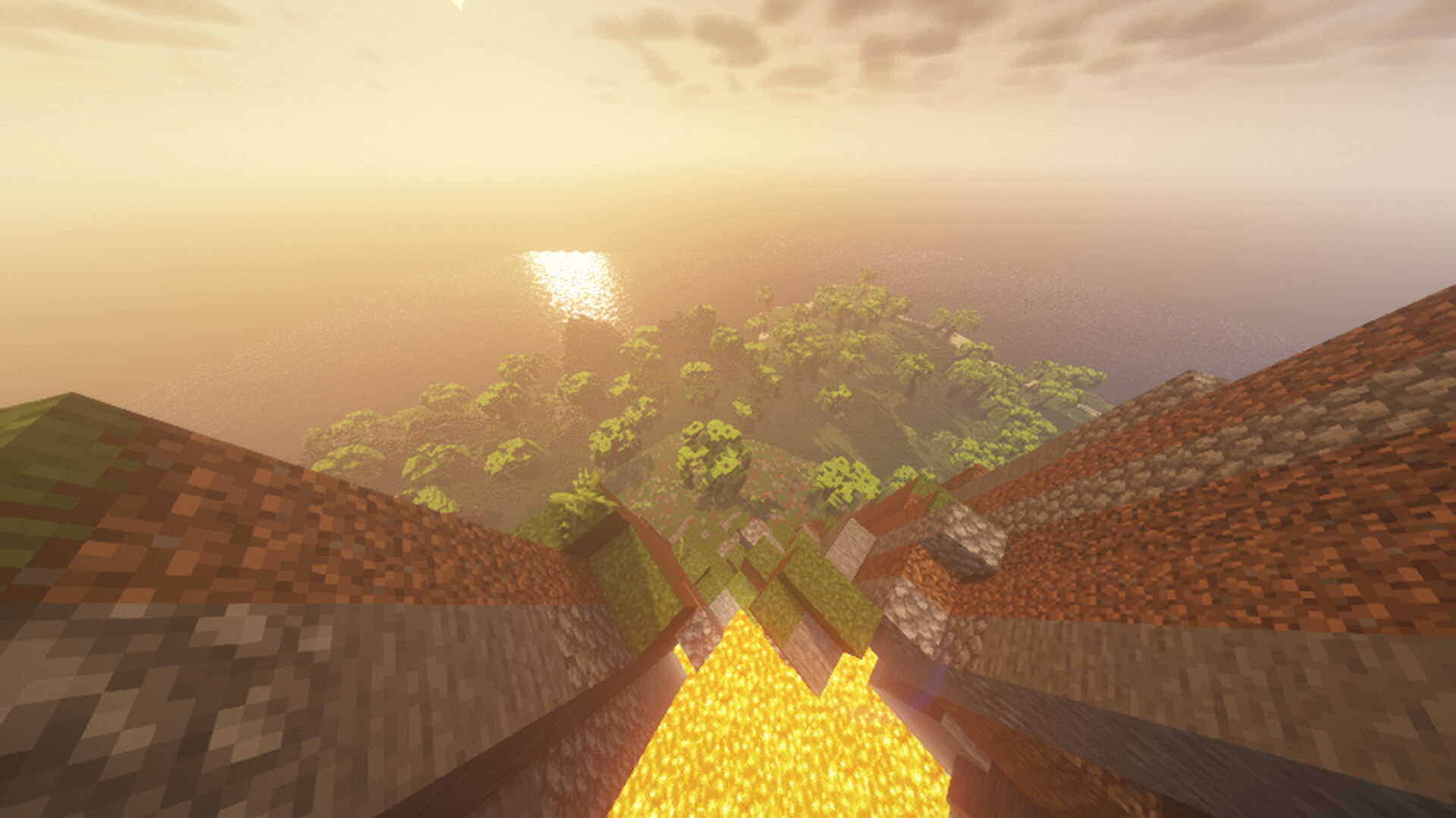 Tropical Vulcano Island Minecraft Map