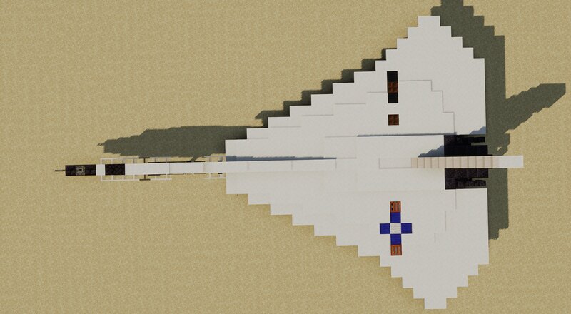 XF-108 Rapier - 1.5:1 Scale Minecraft Map