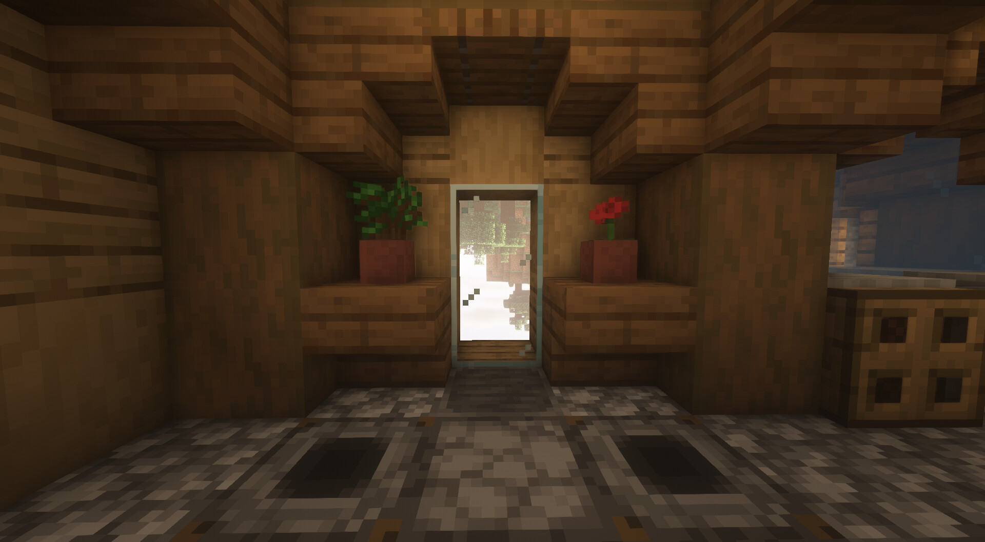 Non-Euclidean Minecraft House Minecraft Map