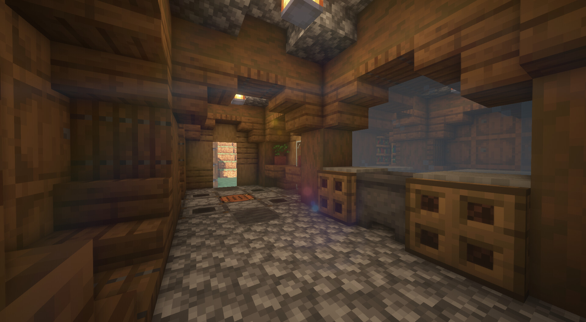 Non-Euclidean Minecraft House Minecraft Map