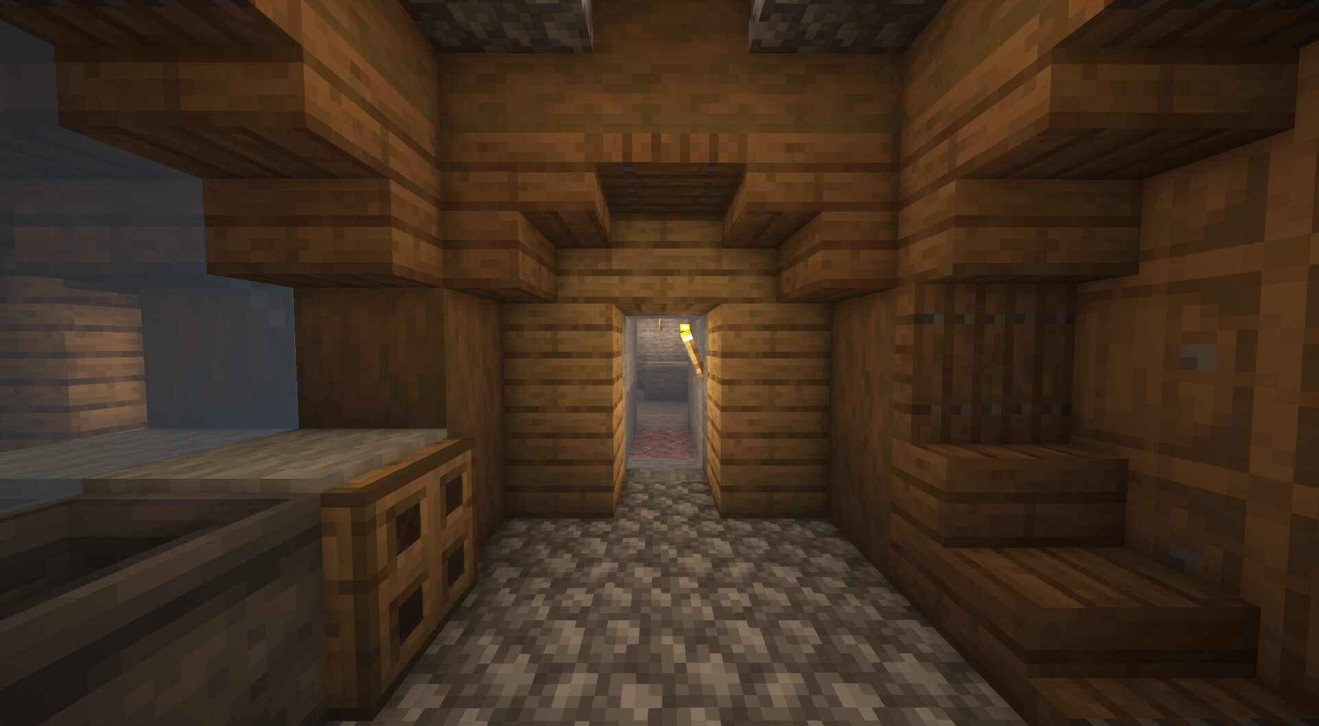 Non-Euclidean Minecraft House Minecraft Map