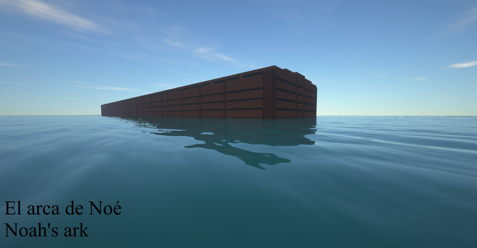 El arca de Noé / Noah's ark Minecraft Map