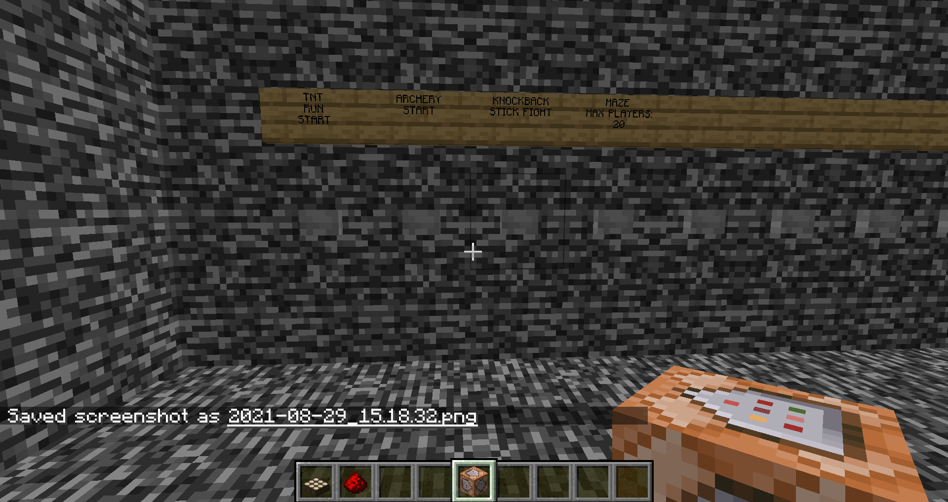 Minigame map Minecraft Map