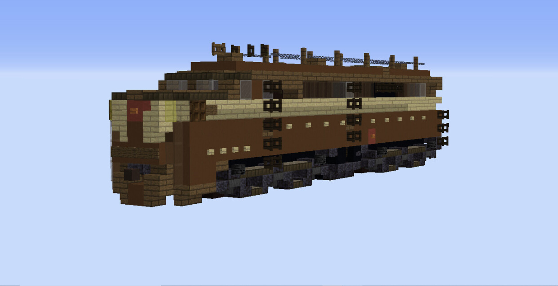 Pennsylvania railroad Alco PA1 Minecraft Map