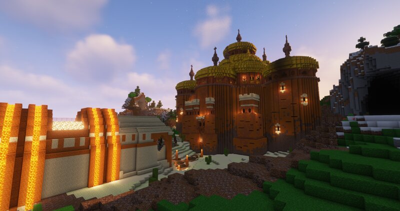 -Desert Temple Minecraft Map