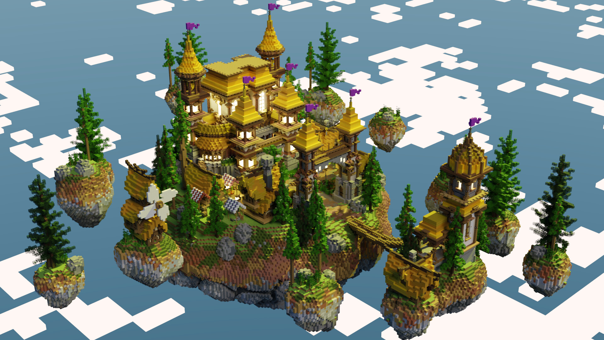 Summer Survival Spawn Minecraft Map