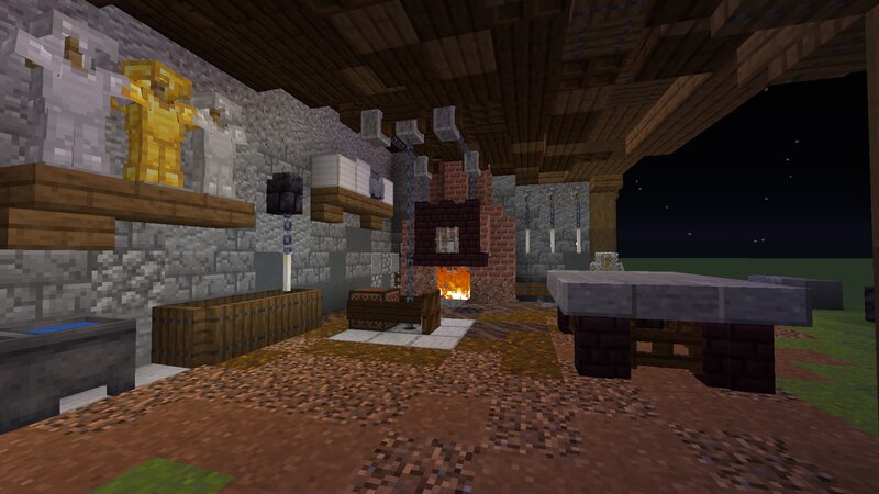 Spawn Blacksmith Minecraft Map