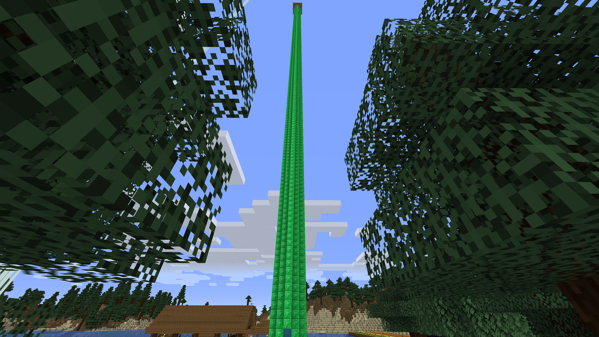 Emerald tower project by Wicked Minecraft Map