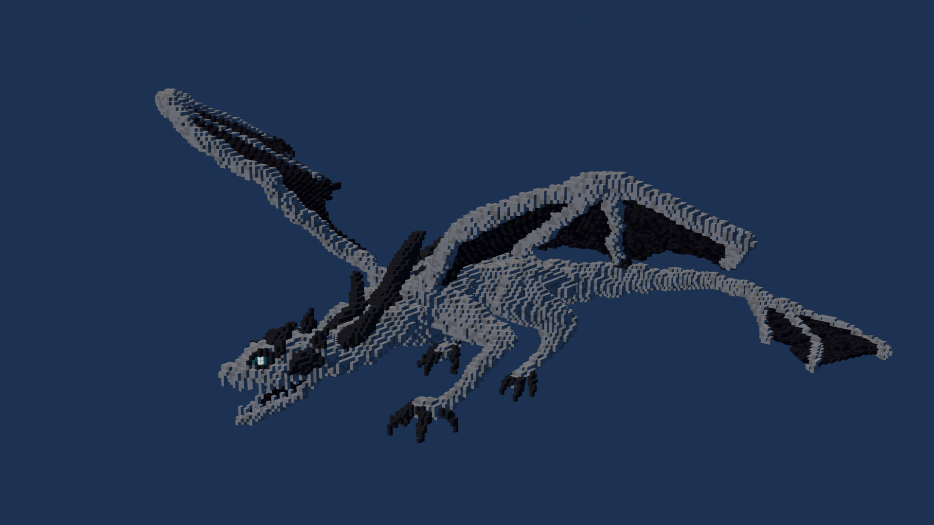 Nythys, The White - Dragon organic (Custom) [1.16] Minecraft Map