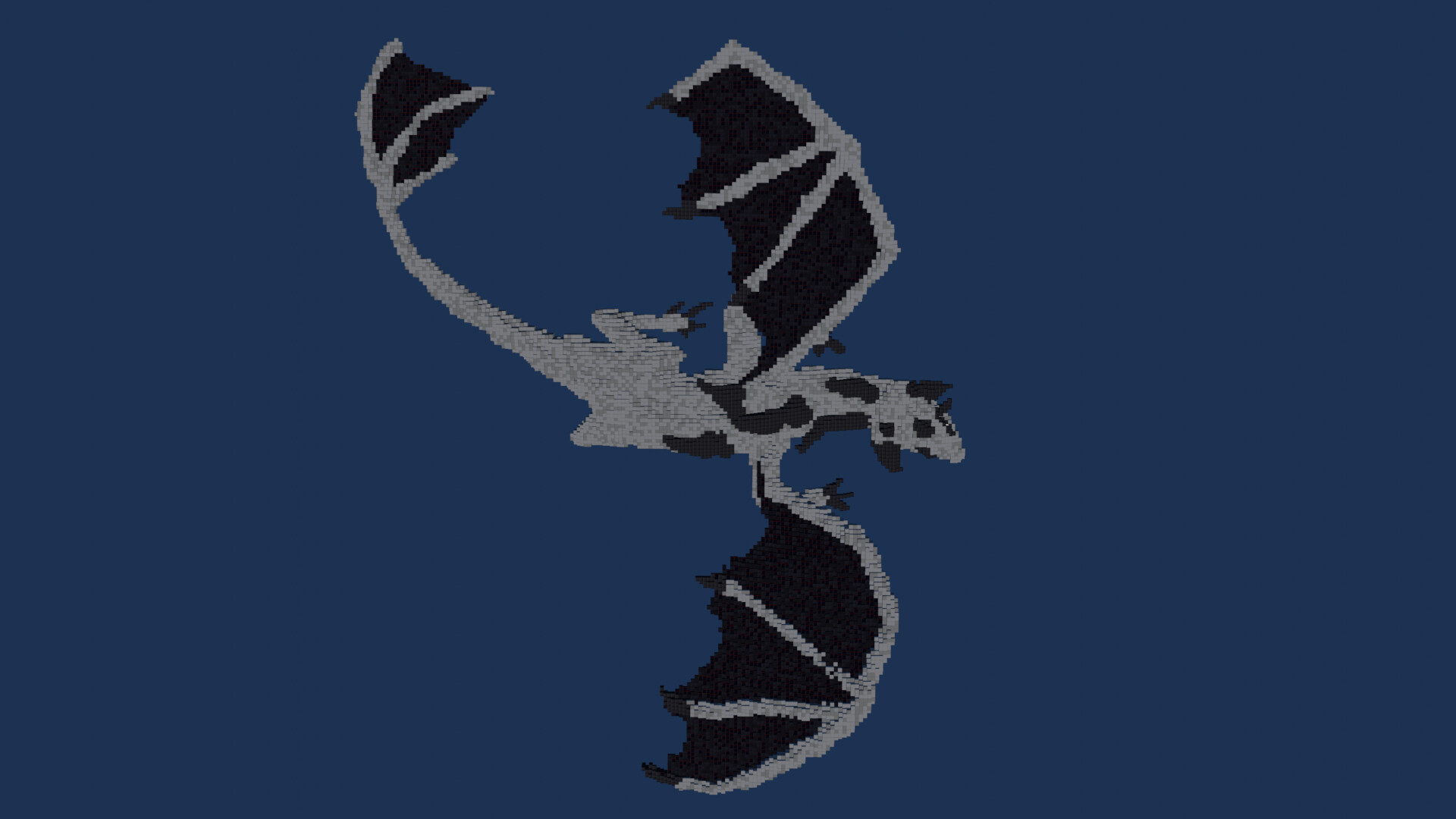 Nythys, The White - Dragon organic (Custom) [1.16] Minecraft Map