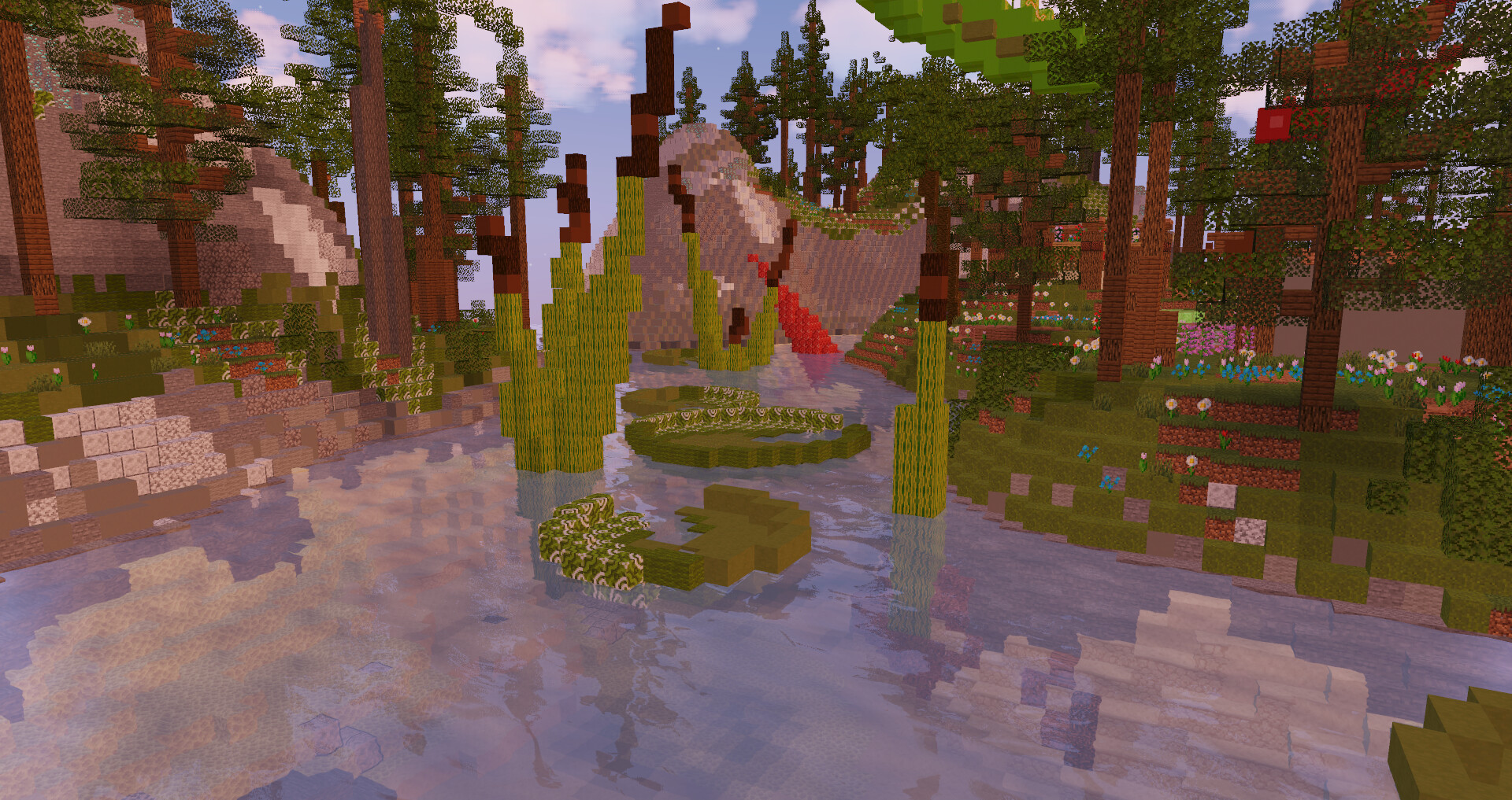 Lobby in Mountains Minecraft Map