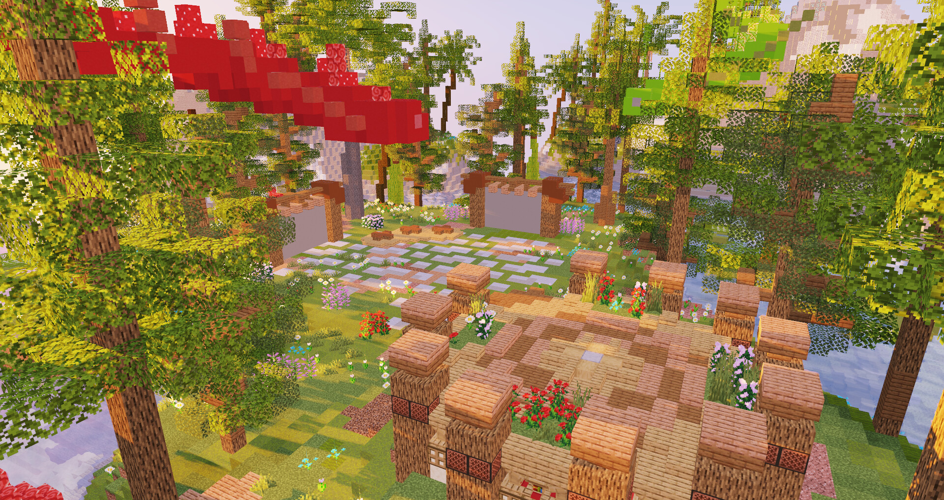 Lobby in Mountains Minecraft Map