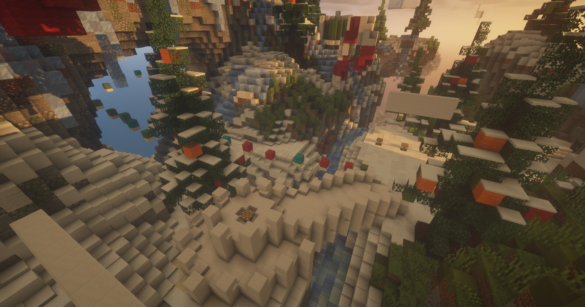 Simple Christmas Lobby Minecraft Map