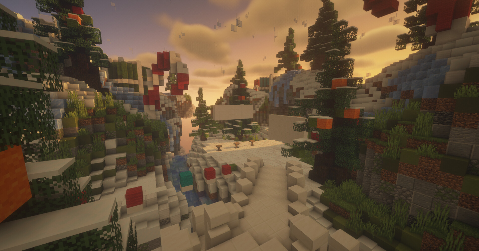 Simple Christmas Lobby Minecraft Map