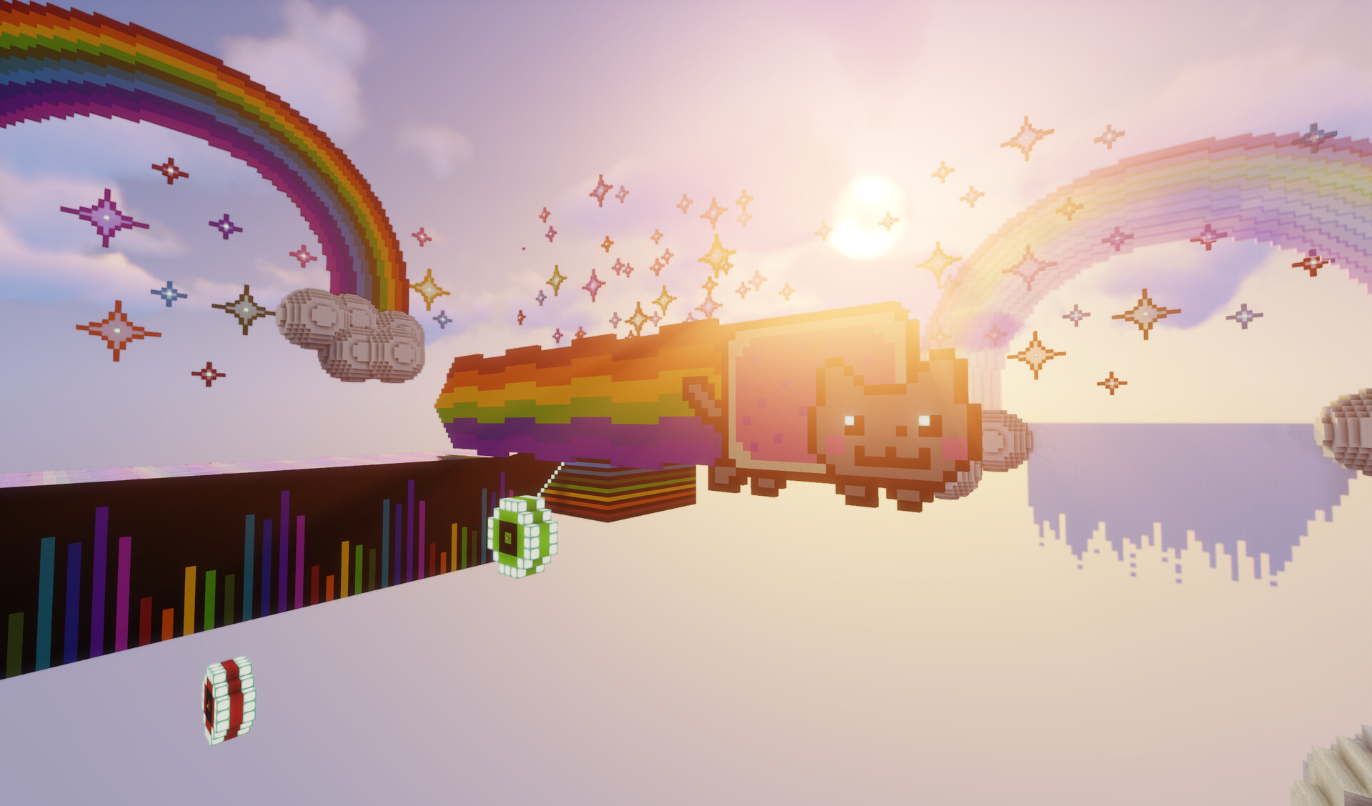 Rainbow World Hunt Minecraft Map