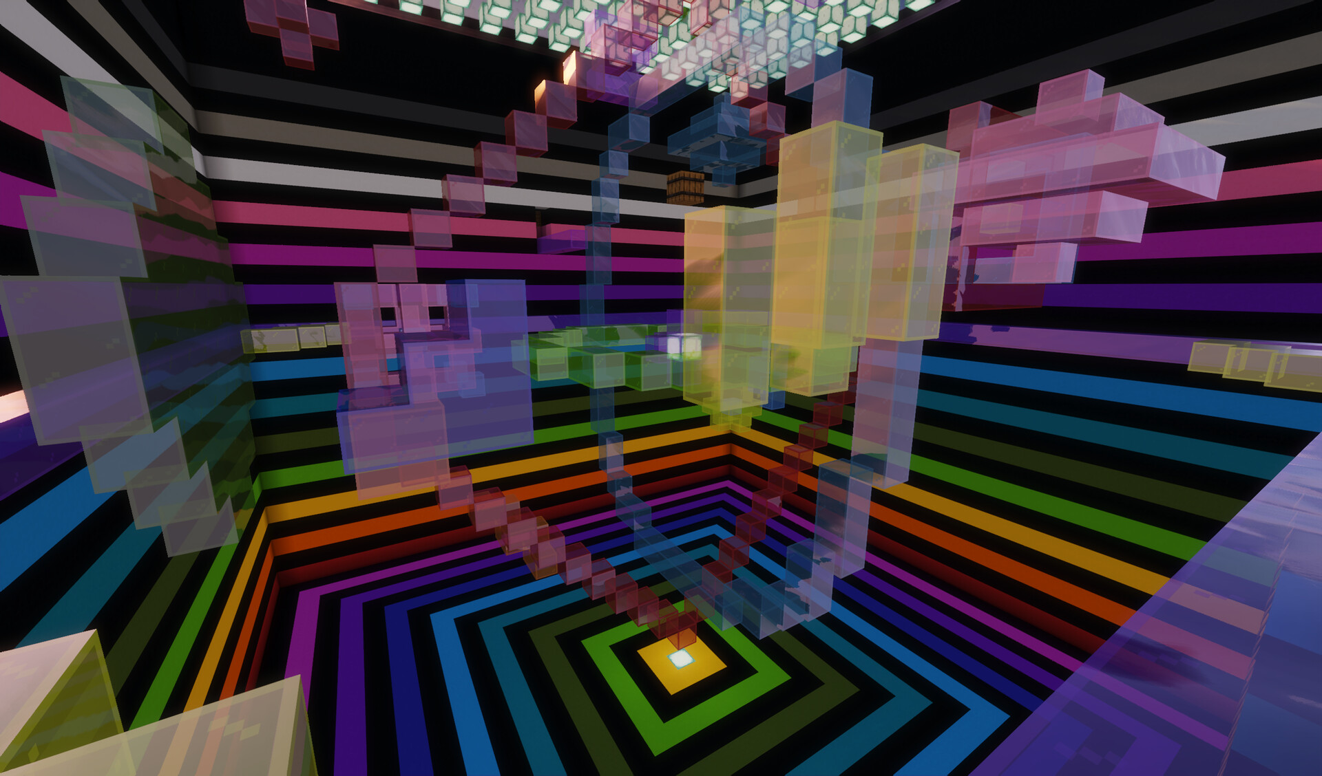 Rainbow World Hunt Minecraft Map