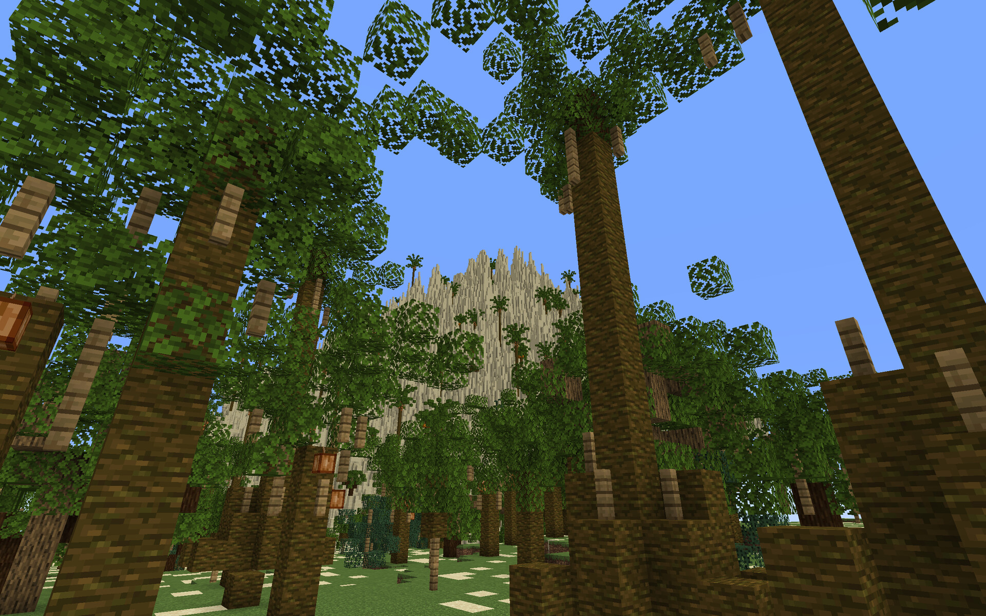 Biblaridion's "The Refugium" (1:1000 scale) in minecraft Minecraft Map