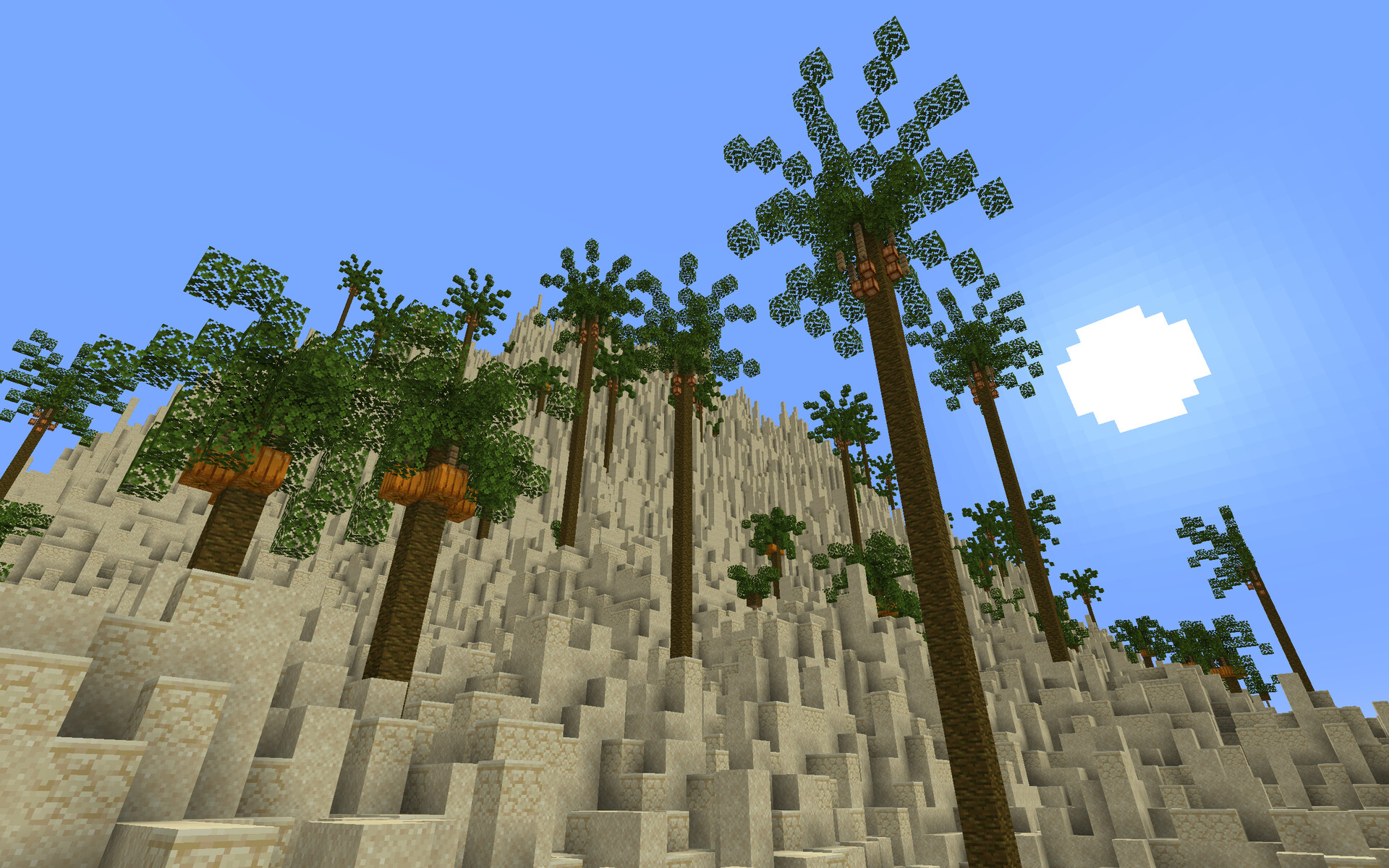 Biblaridion's "The Refugium" (1:1000 scale) in minecraft Minecraft Map