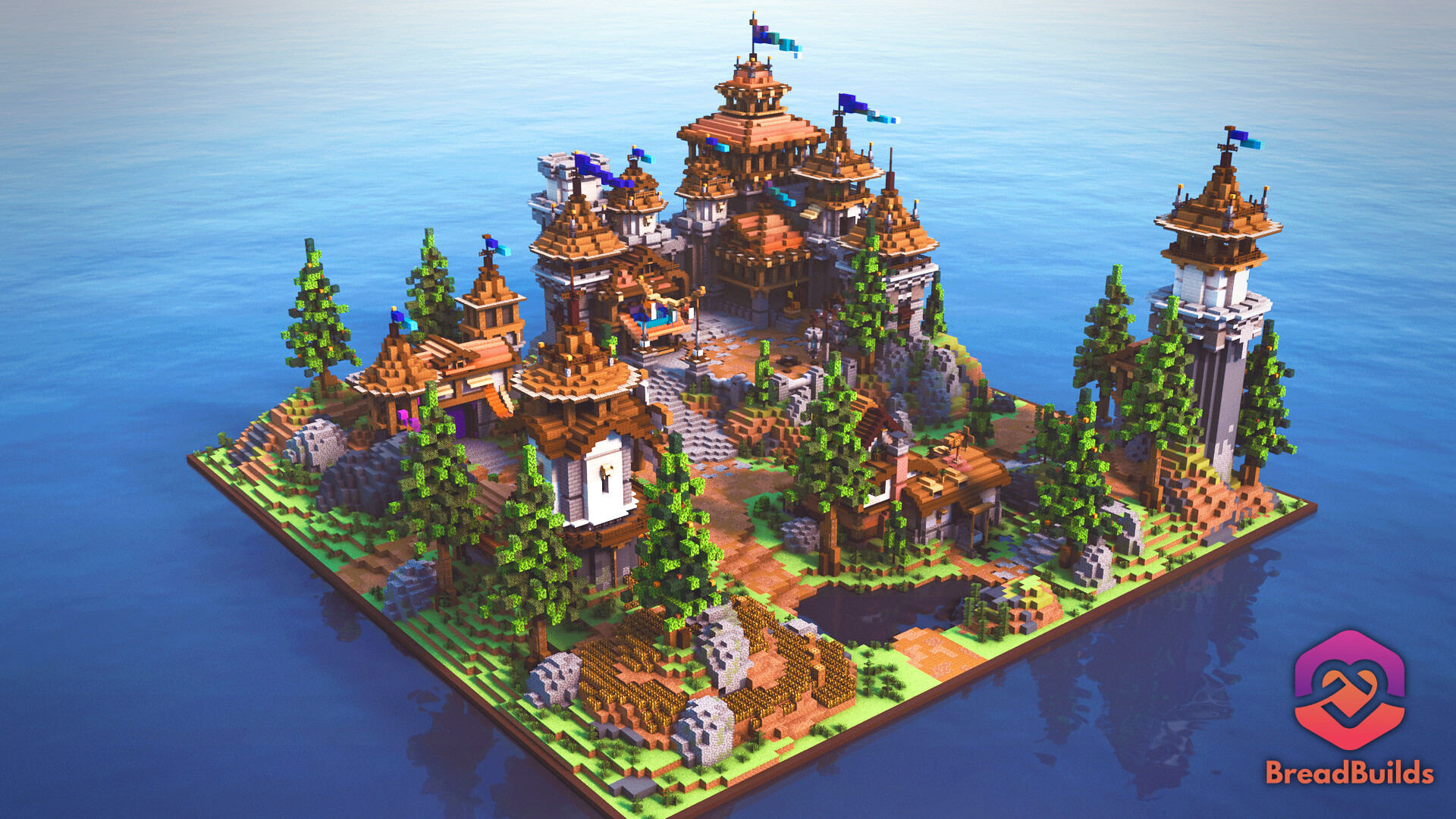 King's Medieval HCF Spawn Minecraft Map
