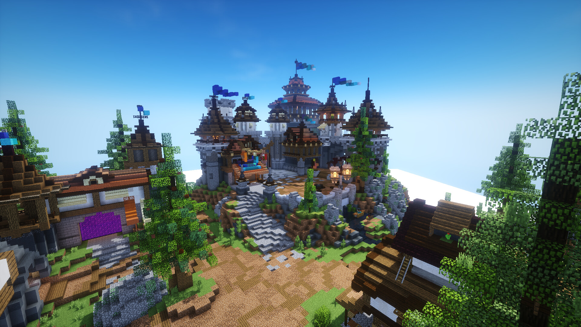 King's Medieval HCF Spawn Minecraft Map