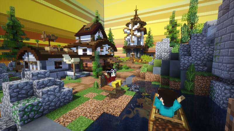 King's Medieval HCF Spawn Minecraft Map