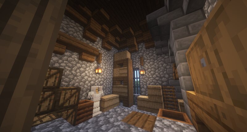 Survival Medieval Barracks Minecraft Map