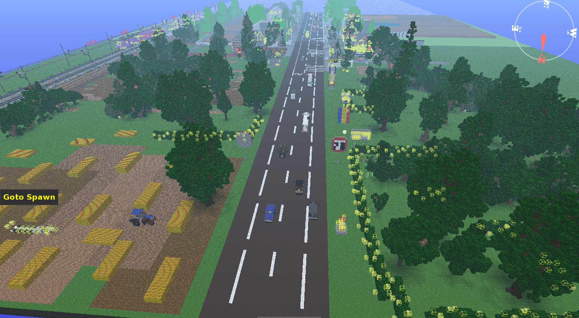 A REALISTIC RURAL ZONE LITTLE VILLAGE Teiuj by Anderbest Minecraft Map