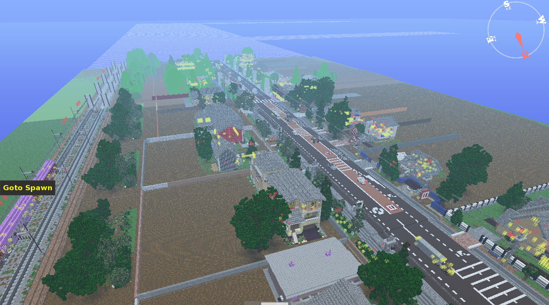 A REALISTIC RURAL ZONE LITTLE VILLAGE Teiuj by Anderbest Minecraft Map