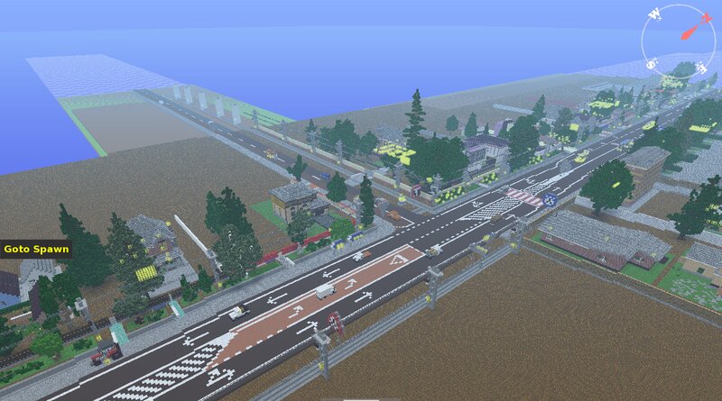 A REALISTIC RURAL ZONE LITTLE VILLAGE Teiuj by Anderbest Minecraft Map