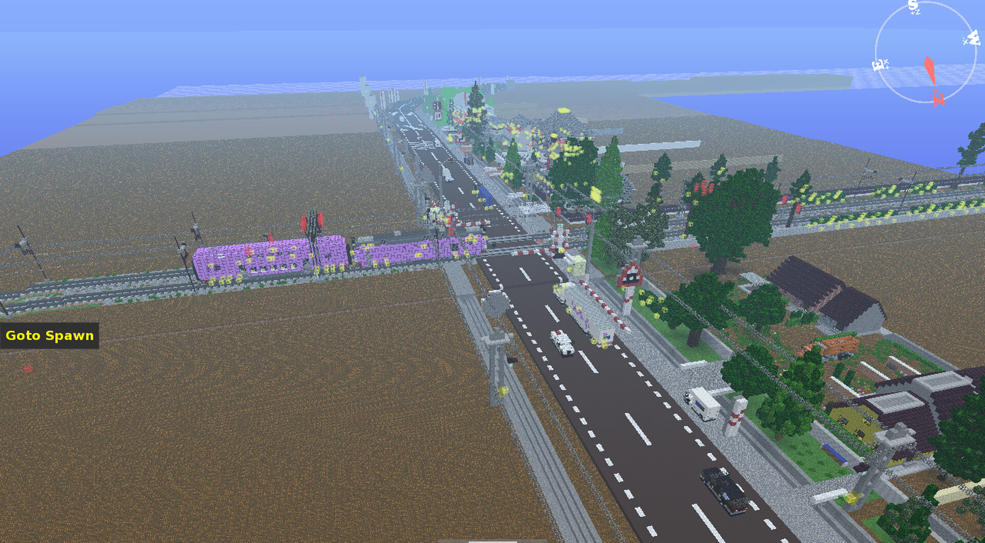 A REALISTIC RURAL ZONE LITTLE VILLAGE Teiuj by Anderbest Minecraft Map