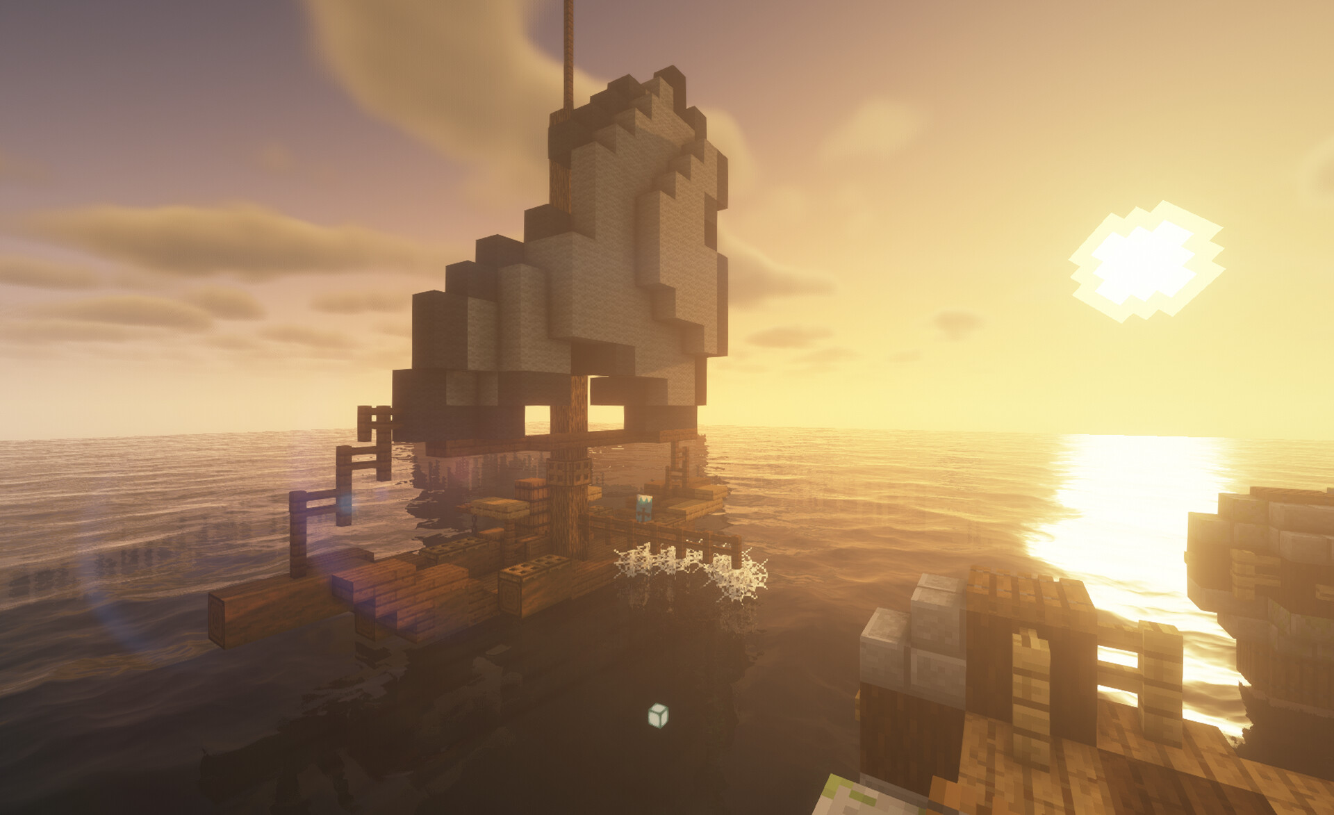 Fishing Village Island - Built on play.wildcraftmc.com Minecraft Map