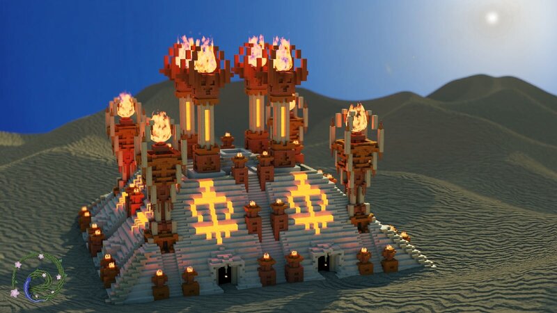 Sand Temple Minecraft Map