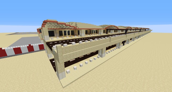 International Airport 1:1 (21w05b aka 1.17 snapshot) Minecraft Map